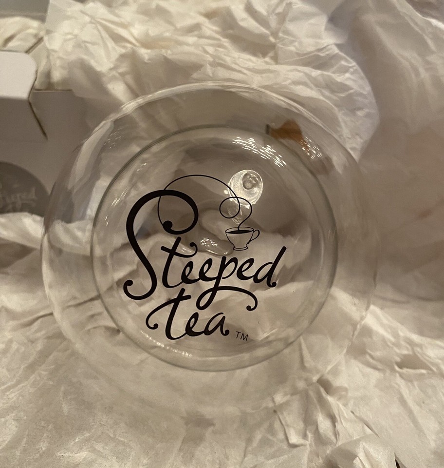 Set Of 4 Steeped Tea Cosmo Cups Clear Double Wall Insulated 4 oz New | eBay