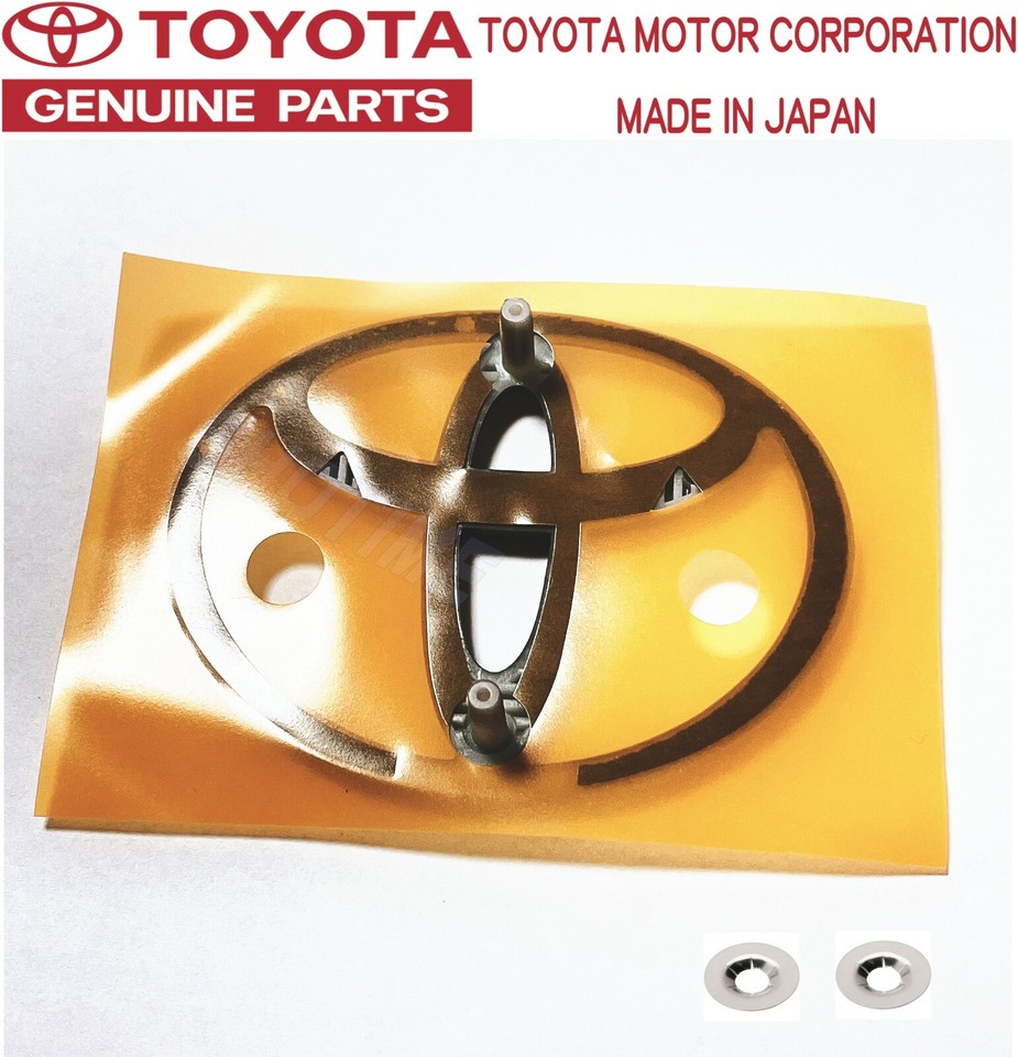 TOYOTA GENUINE 89-99 MR2 SW20 SW21 Front Dark Grey Emblem Badge & Clip ...