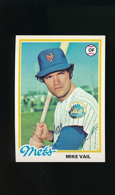 1978 Topps #69 Mike Vail * Outfield * New York Mets * NM * | eBay