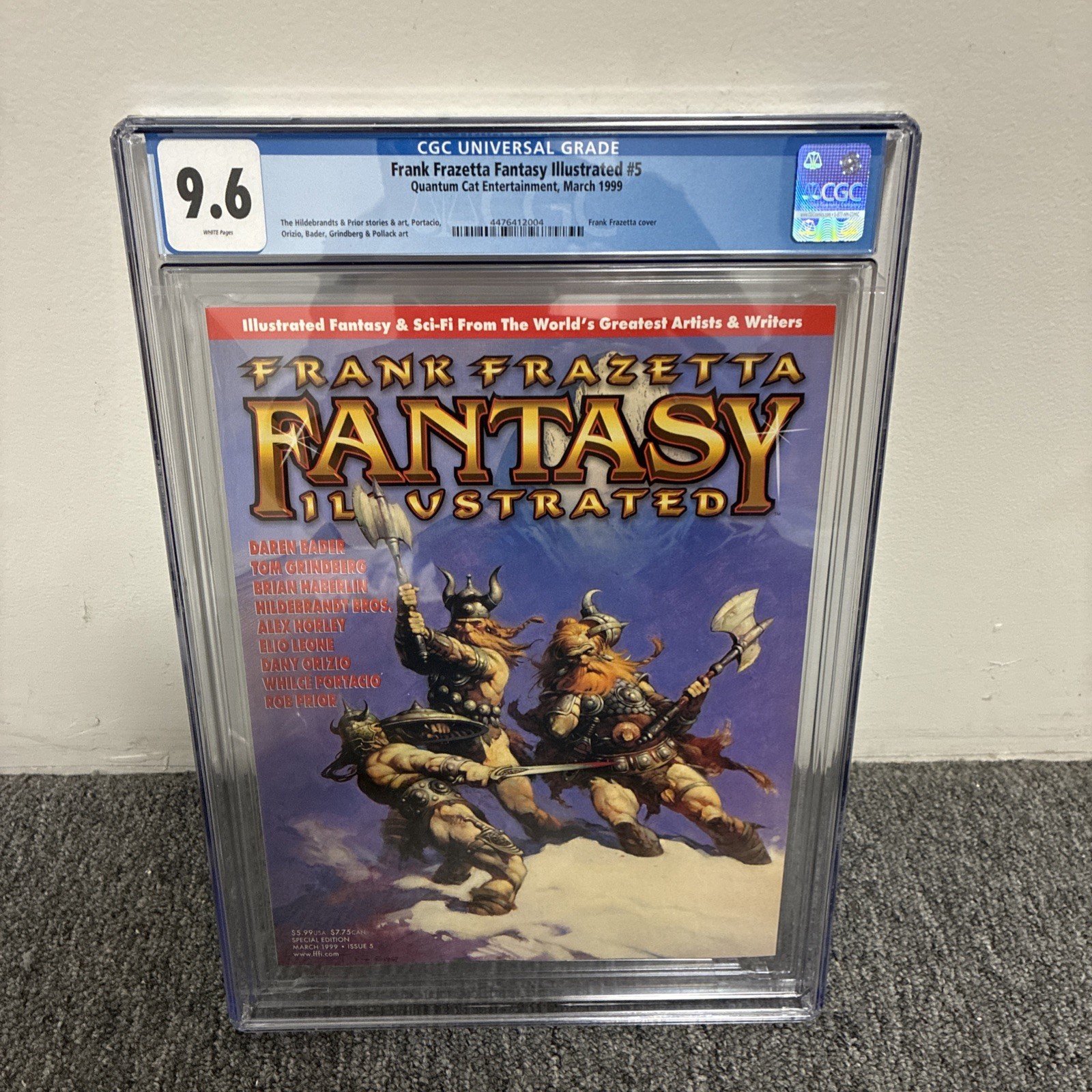 Frank Frazetta Fantasy Illustrated 5 Frazetta Cover CGC9.6 Rare at this ...