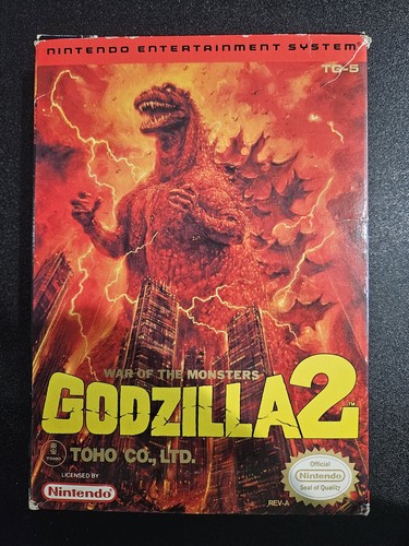 Godzilla 2: War of the Monsters Nintendo NES Complete In Box CIB ...