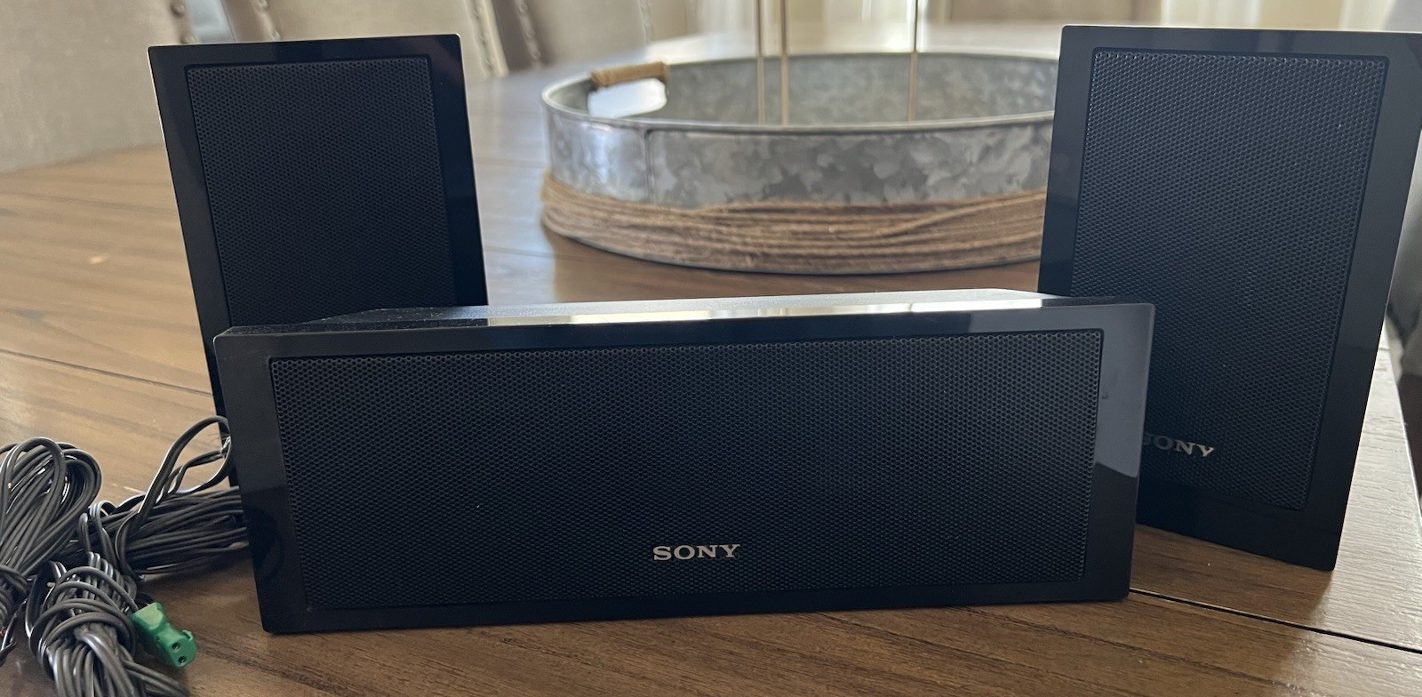 Sony Surround Sound Speaker set of 3: SS-TS102 SS-CT101 Front Left Center | eBay