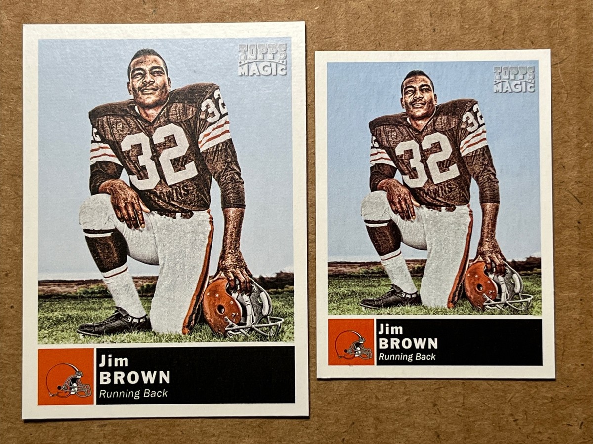 Cartao De Futebol Jim Brown Jim Brown Cleveland Browns 2000 Upper Deck