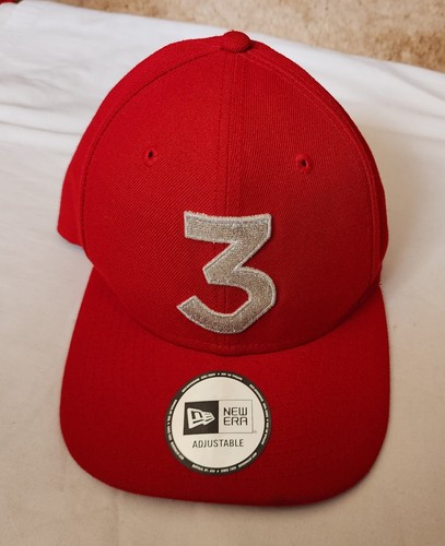 Chance The Rapper 3 New Era Red Adults Embroidered Cap One Size ...