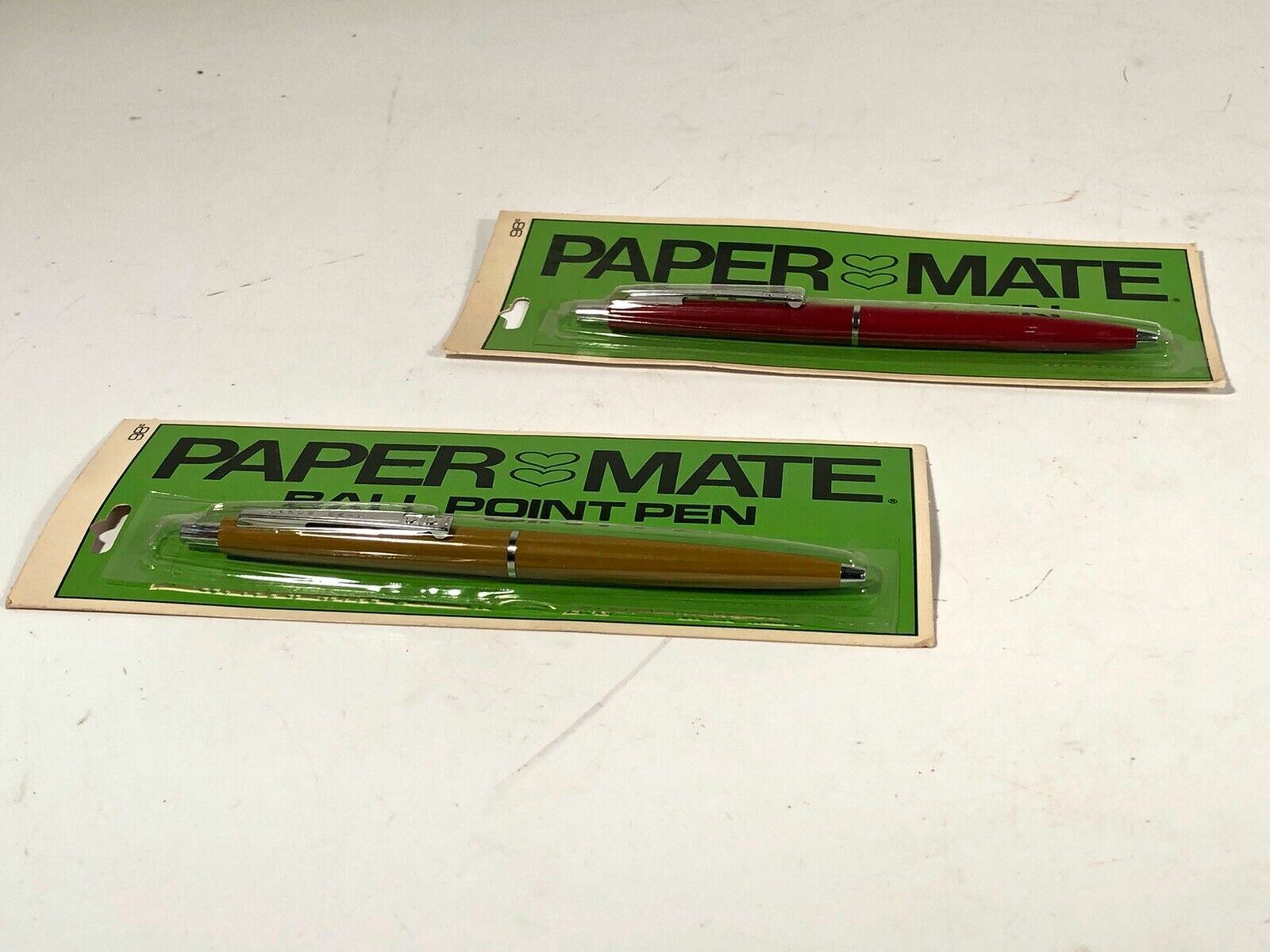 Paper Mate Ball Point Click Pen Vintage Gillette Co Original Package ...