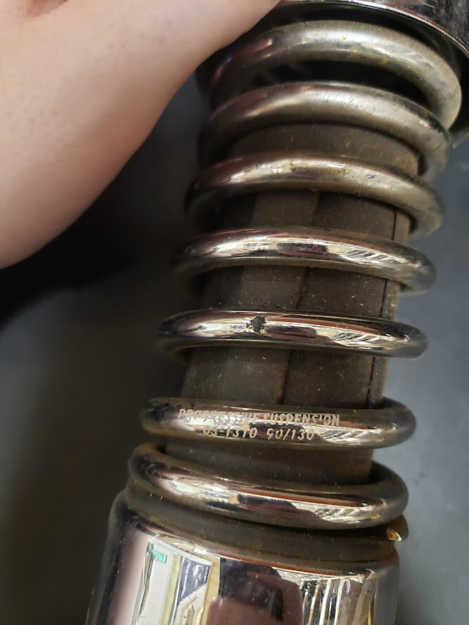 Harley Davidson Dyna Sportster Progressive Suspension Rear Shocks 11 ...