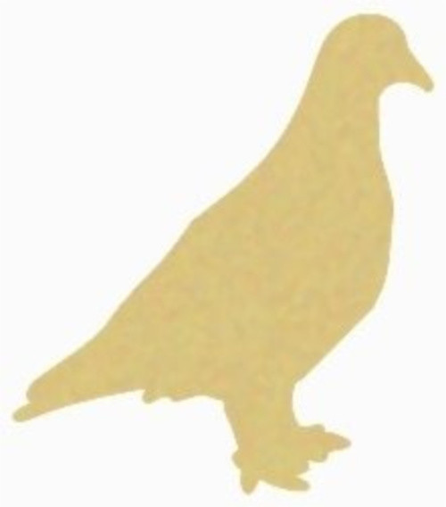 Wood Dove Shape, Unfinished Dove Shape, Wooden Dove Cutout, Paintable ...