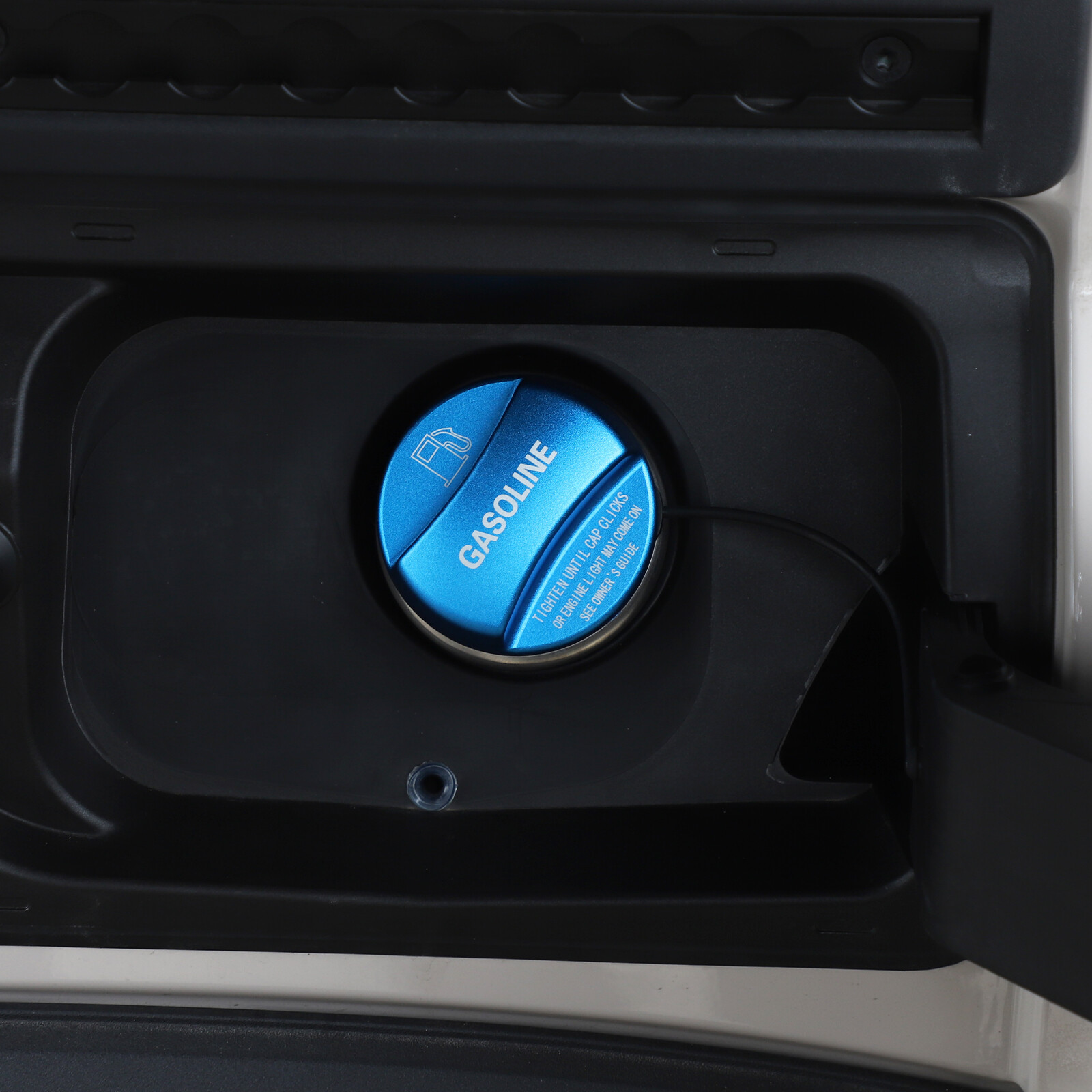 Blue Gasoline Inner Fuel Filler Cover Gas Tank Cap Aluminum For Ineos ...