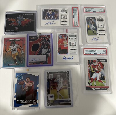 NFL Mystery HOT PACKS Case Hits + Autos + #’s 5 cards Per pack ...