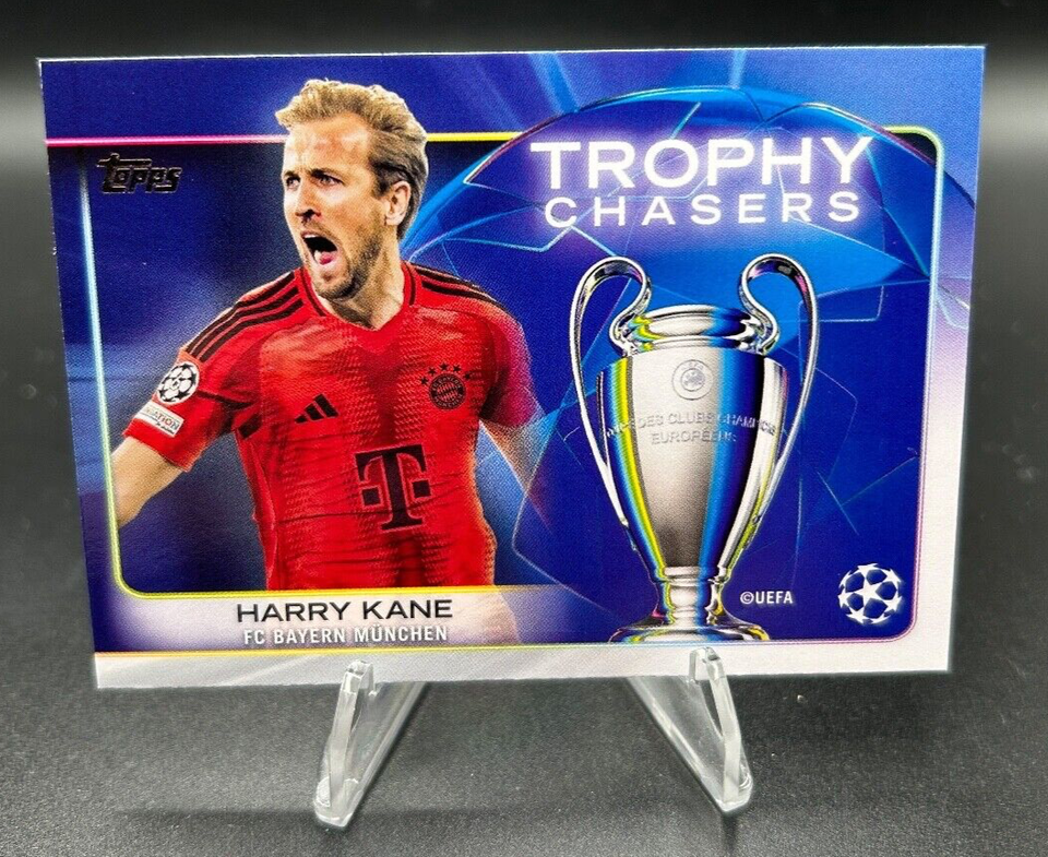 2024-25 Topps UEFA Club Competitions Trophy Chasers Complete Insert Set ...