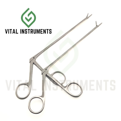 2 Hartman Ear Alligator Forceps 6.5" Shaft Serrated ENT Surgical ...