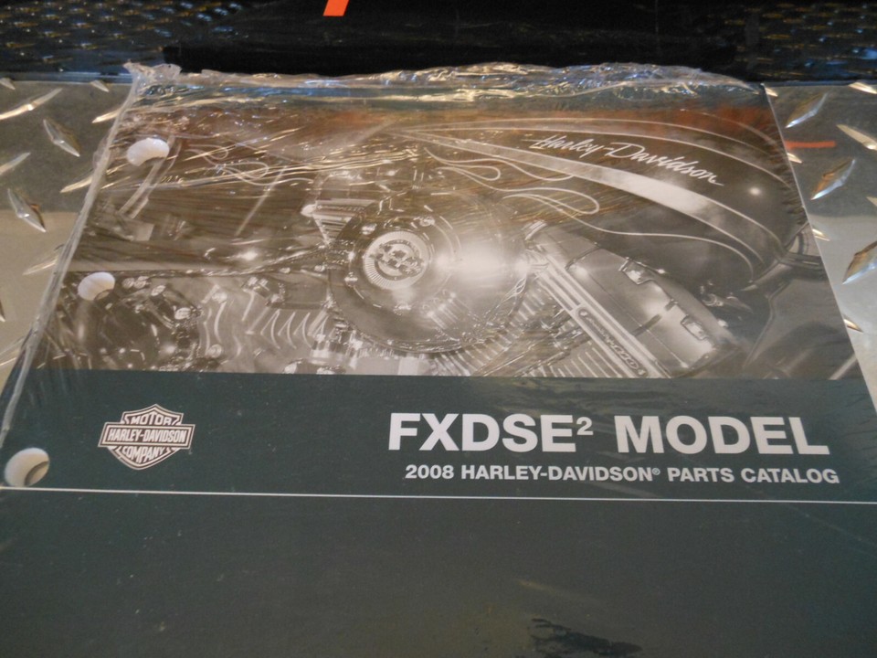 OEM HARLEY 08 FXDSE CVO SUPERGLIDE PARTS CATALOG FACTORY FICHE DIAGRAMS ...