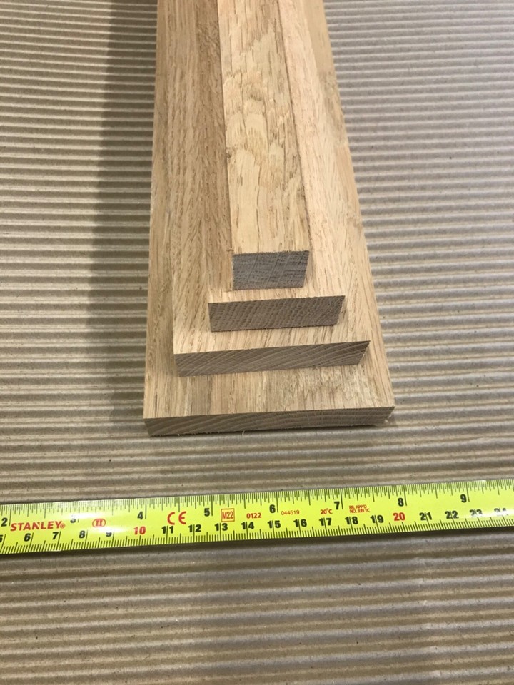 English oak Timber, Planed To 22mm Thick, 0.5m-1.2m Lengths And 25 ...