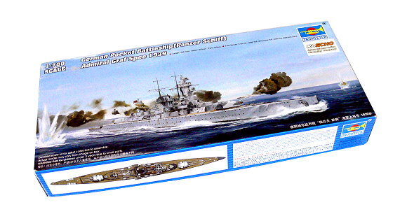 TRUMPETER Military Model 1/700 War Ship German Pocket Battleship 05774 ...