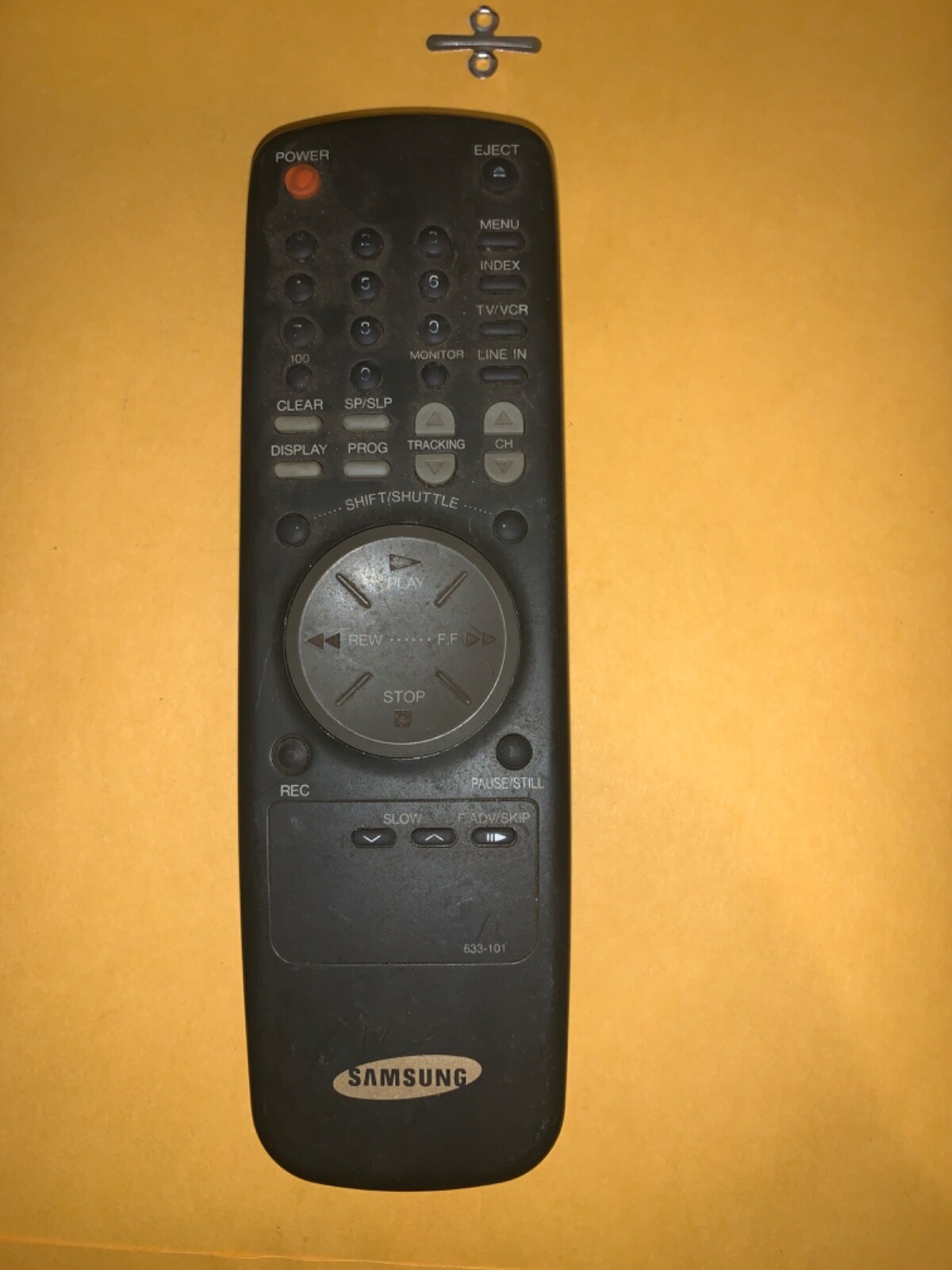 VINTAGE Samsung VCR TV Remote Control #74 | eBay UK