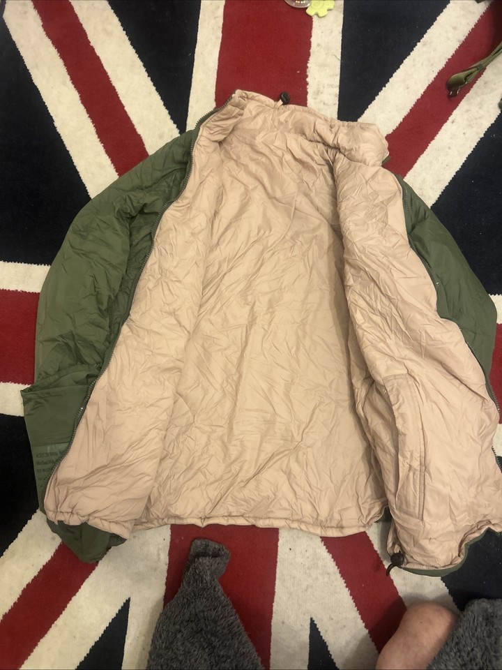 British Army Thermal Softy Jacket Olive/Sand Reversible Softie Jacket ...