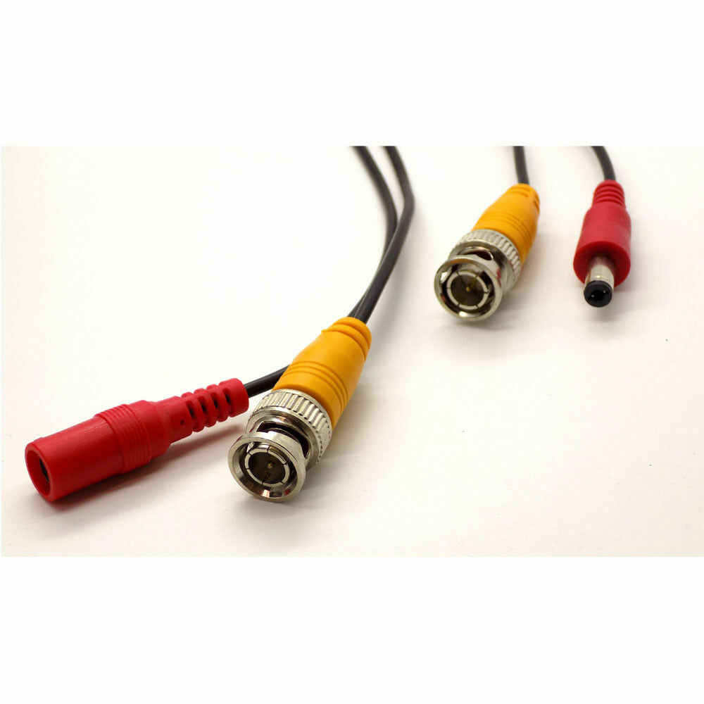 BNC DC Power Lead CCTV Security Camera DVR Video Camera Extension Cable ...