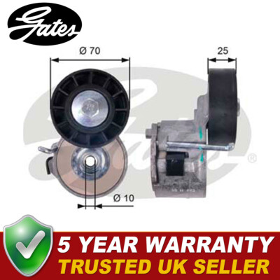 Gates Drive Belt Tensioner Fits Fiat Ducato (2006-) Iveco Daily (1999 ...