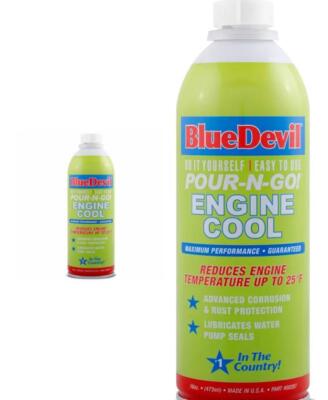 2 NEW BLUE DEVIL ENGINE COOL MAXIMUM PERFORMANCE POUR N GO EACH 16OZ | eBay