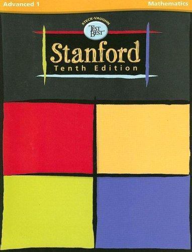 Test Best Ser.: Test Best Stanford Advanced 1 Mathematics by Harcourt ...