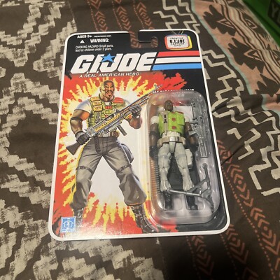 Sealed 2007 GI Joe 25th Anniversary ARAH Roadblock Machine Gunner MOC ...