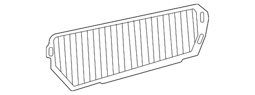 OEM Toyota Sienna Hybrid HV Battery Cooling Fan Dust Filter LEFT #2 ...