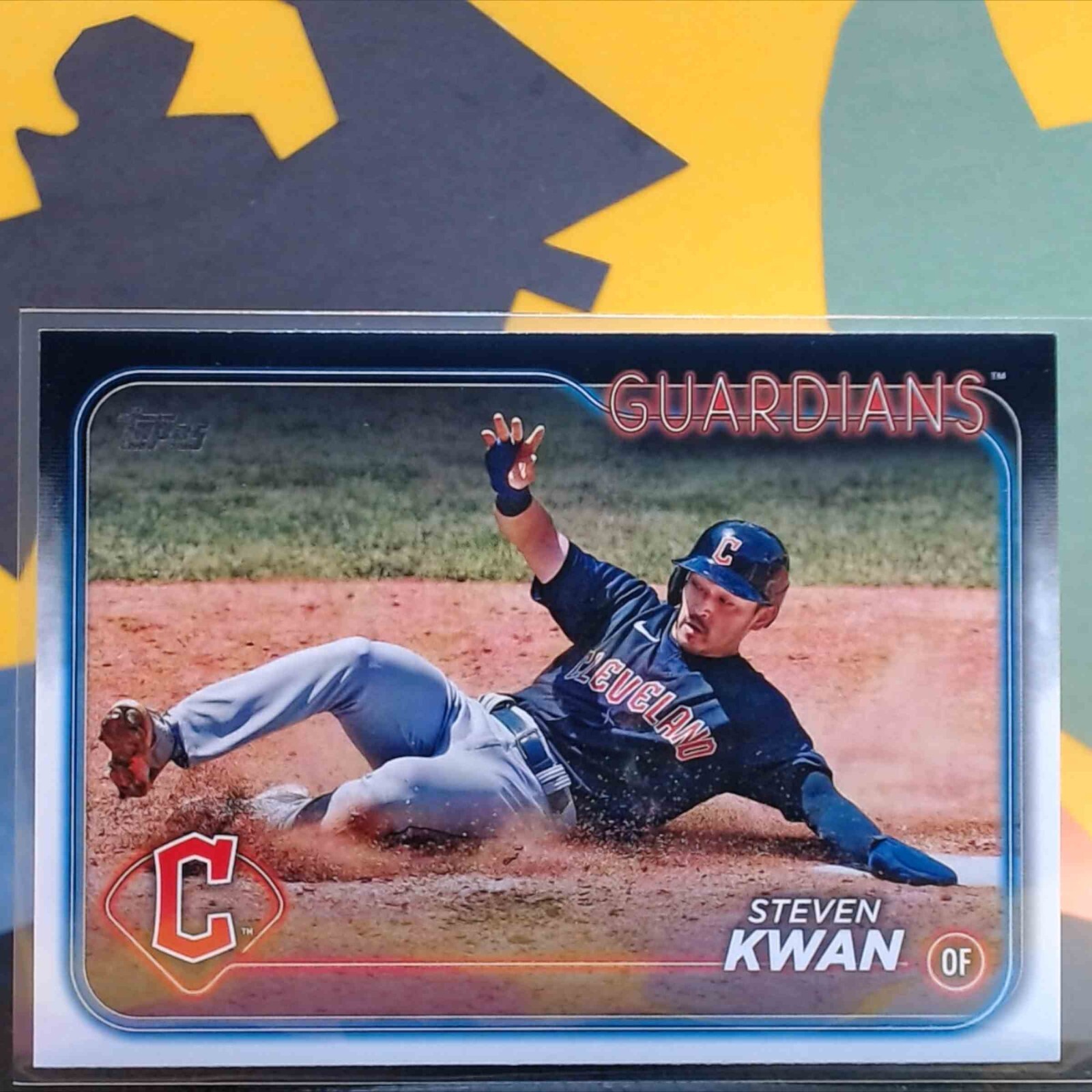 Steven Kwan Baseball Base Card #312 Cleveland Guardians 2024 Topps ...