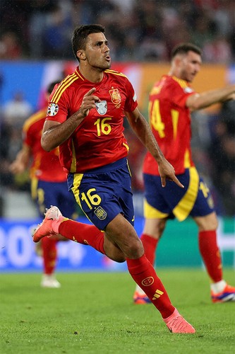 Rodri Spain National Football Team Player Happines Of Goal Wall ...