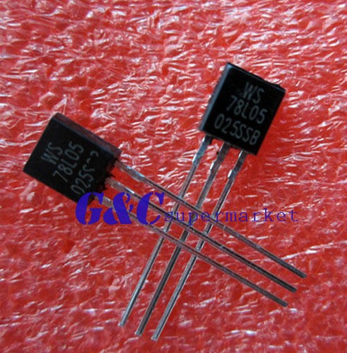100PCS WS78L05 78L05 WS TO-92 IC REG LDO 5V .1A NEW GOOD QUALITY | eBay.de