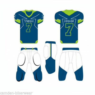 American Football Uniform Custom Padded Pants + Jersey Personalized ...