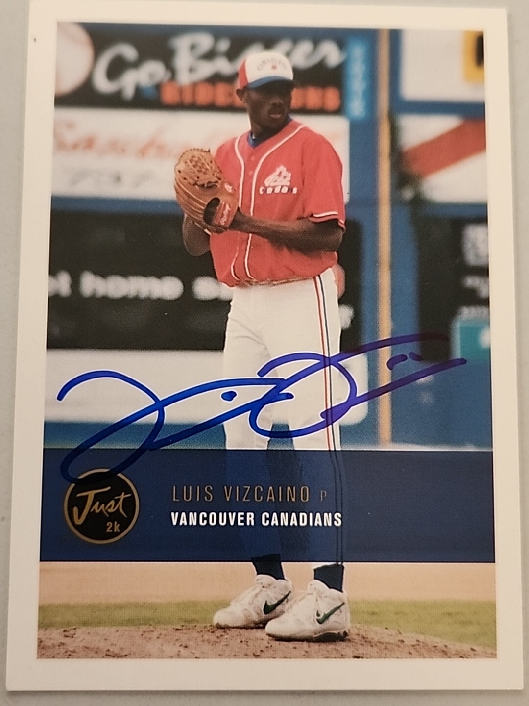Luis Vizcaino Signed 2000 Just Minors - Just 2K #290(RC) | eBay