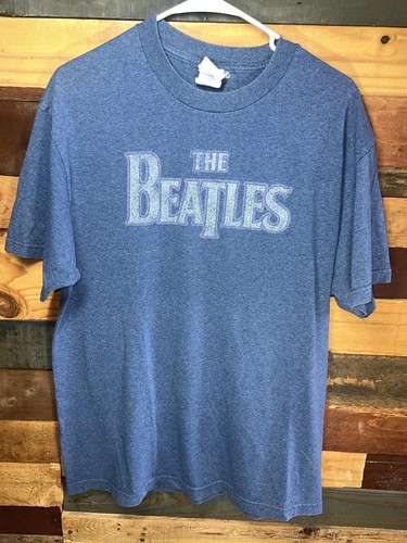 Vintage 2009 The Beatles themed Blue colored T shirt Beatles tags Size ...