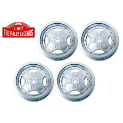 The Rally Legends Fiat 131 Type Wheels (4) Vintage Style RC Race Car ...