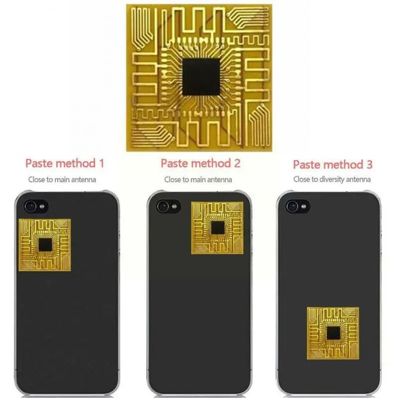 1x Mobile Phone Signal Booster Sticker Portable Antenna Sticker ...