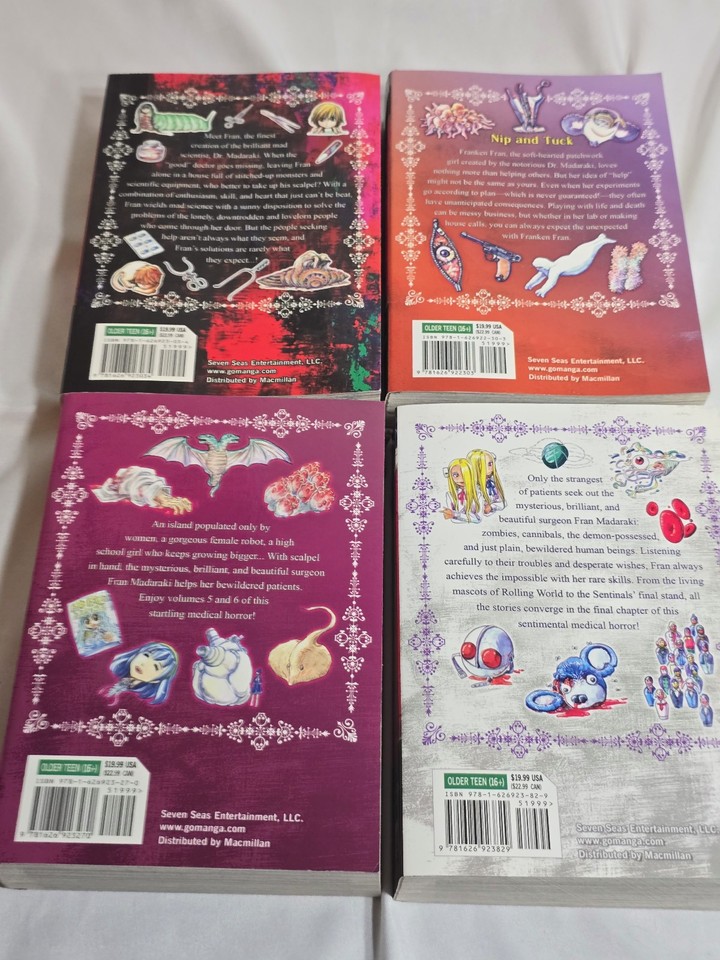 Franken Fran Manga Omnibus Volumes 1-8 Complete Set ENGLISH - Katsuhisa ...