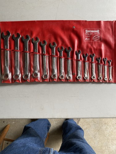 Vintage Sidchrome Metric Combination Spanners In Roll. Cat No 192-7 6 ...