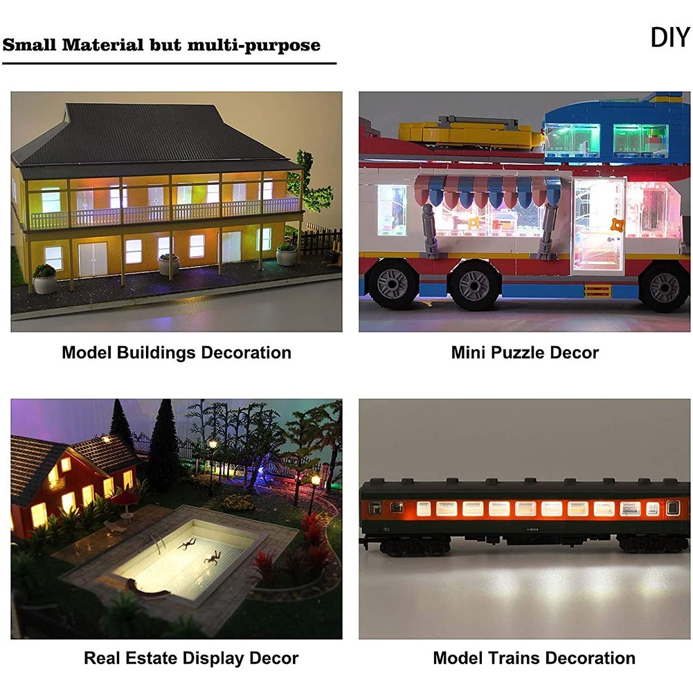Small Scale Warm White LED Lights For Model Building & Railroad Layout ...