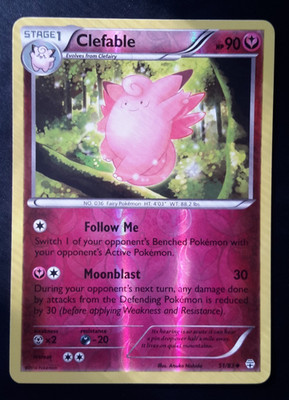 Pokémon TCG · Clefable 51/83 · XY: Generations (2016). Reverse Holo. NM/M | eBay Australia