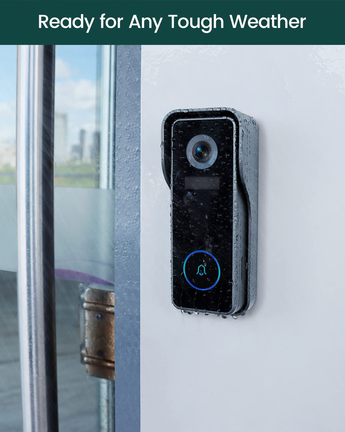 Wireless Video Doorbell Camera with Wireless Chime, Euki Door Bell Ringer Wirele | eBay