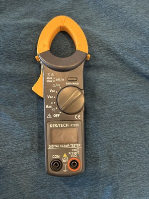Kewtech KT200 400A AC Digital Clamp Meter | eBay