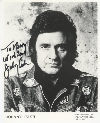 Johnny Cash ~ Signed Autographed Photo ~ PSA DNA | eBay