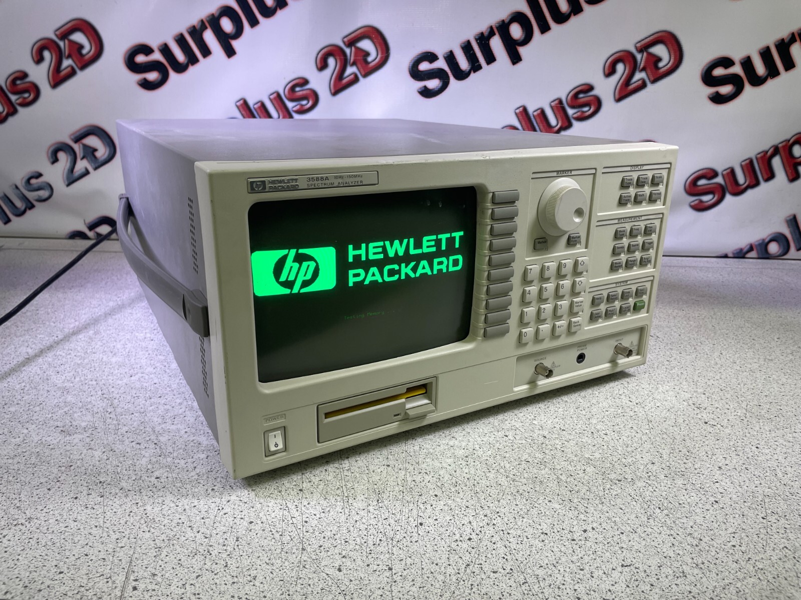 Hewlett Packard 3588A Spectrum Analzer 10Hz-150MHz opt. 001003 | eBay