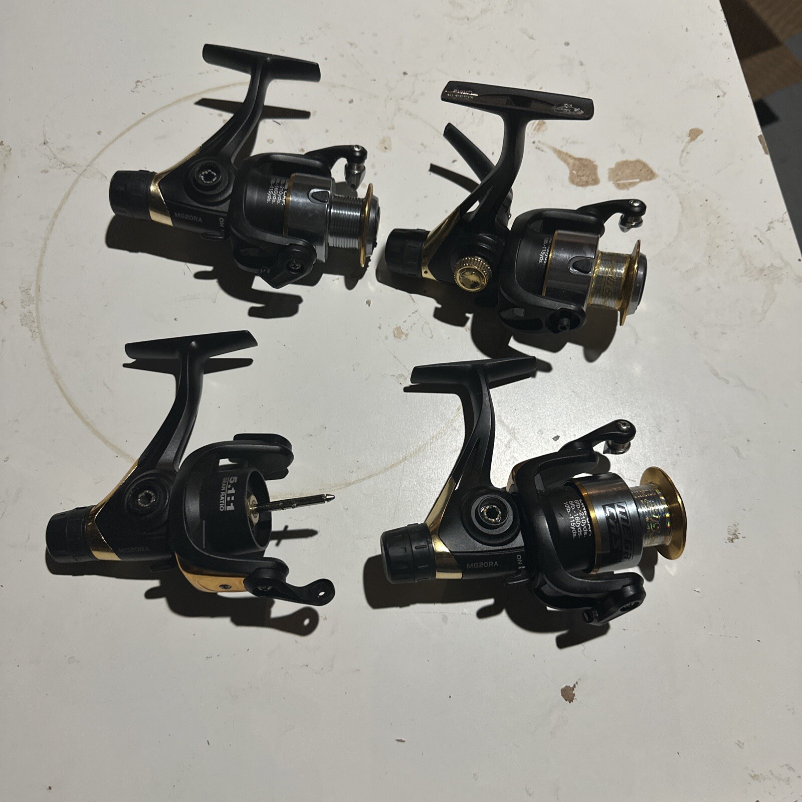 BASS PRO SHOP MEGA CAST SPINNING REEL FISHING REELS Mg20RA Lot | eBay