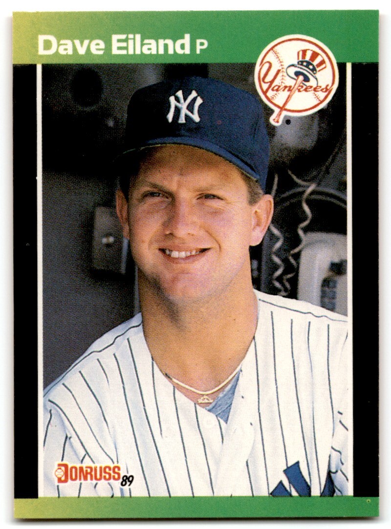 1989 Donruss Dave Eiland Rookie New York Yankees #481 | eBay