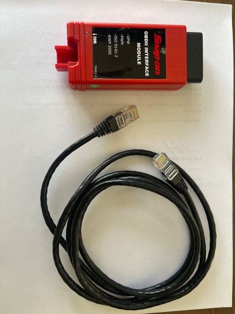 Snap-on Tools Tpms3-2 Obd2 Interface Module for TPMS Tire Pressure Scan ...
