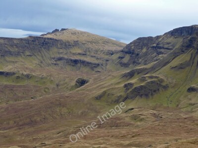 Photo 6x4 Eastern slopes of Baca Ruadh Looking across the face of ...