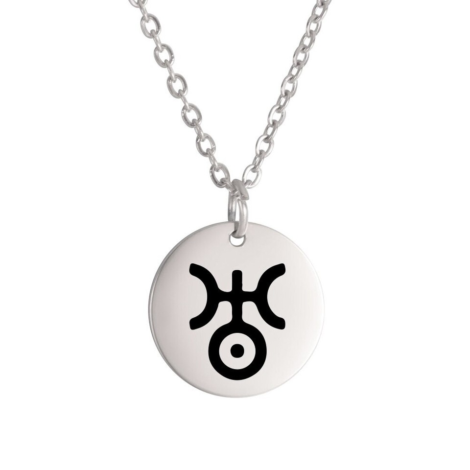 YABTYT Planet Symbol Small Charm Necklace Jupiter Saturn Pluto Neptune ...