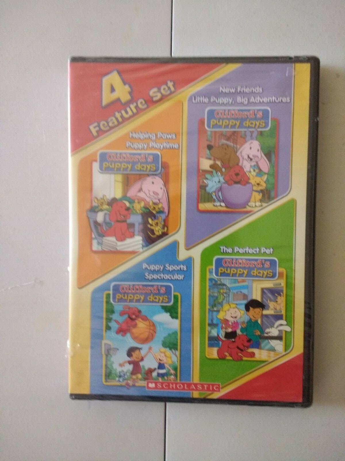 Cliffords Puppy Days: 4 Feature Set (DVD, 2011, 3-Disc Set) for sale ...