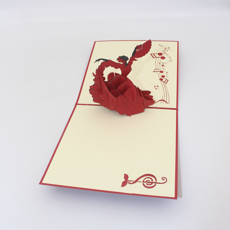 3D Pop Up Greeting Cards Dance Dancer AU SHOP | eBay Australia