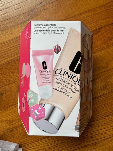 CLINIQUE 5 Pc Set Bedtime Hydration Essentials Skincare Multi-Tasking ...